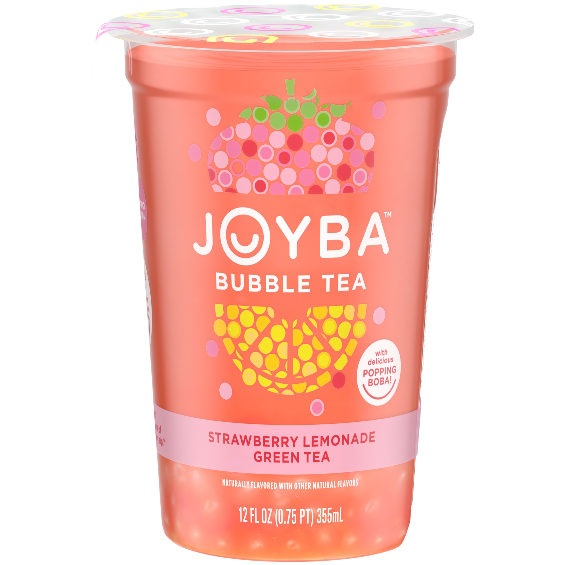 Del Monte Joyba Strawberry Lemonade Flavored Green Bubble Tea 1 ct | Shipt