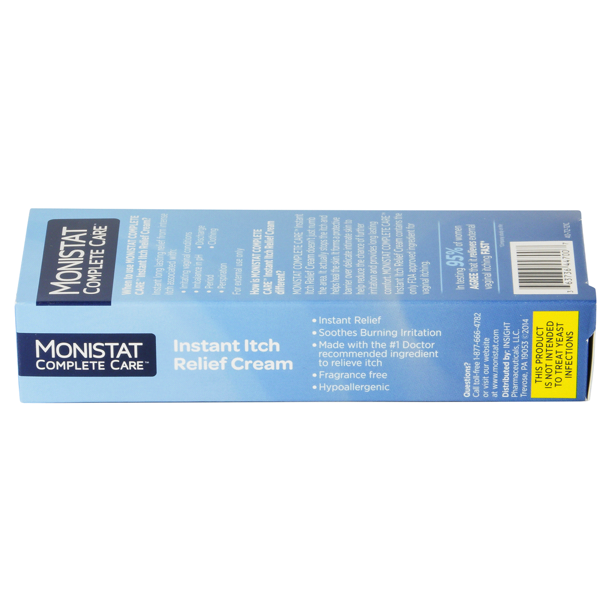 Monistat Instant Itch Relief Cream Maximum Strength 1 oz | Shipt