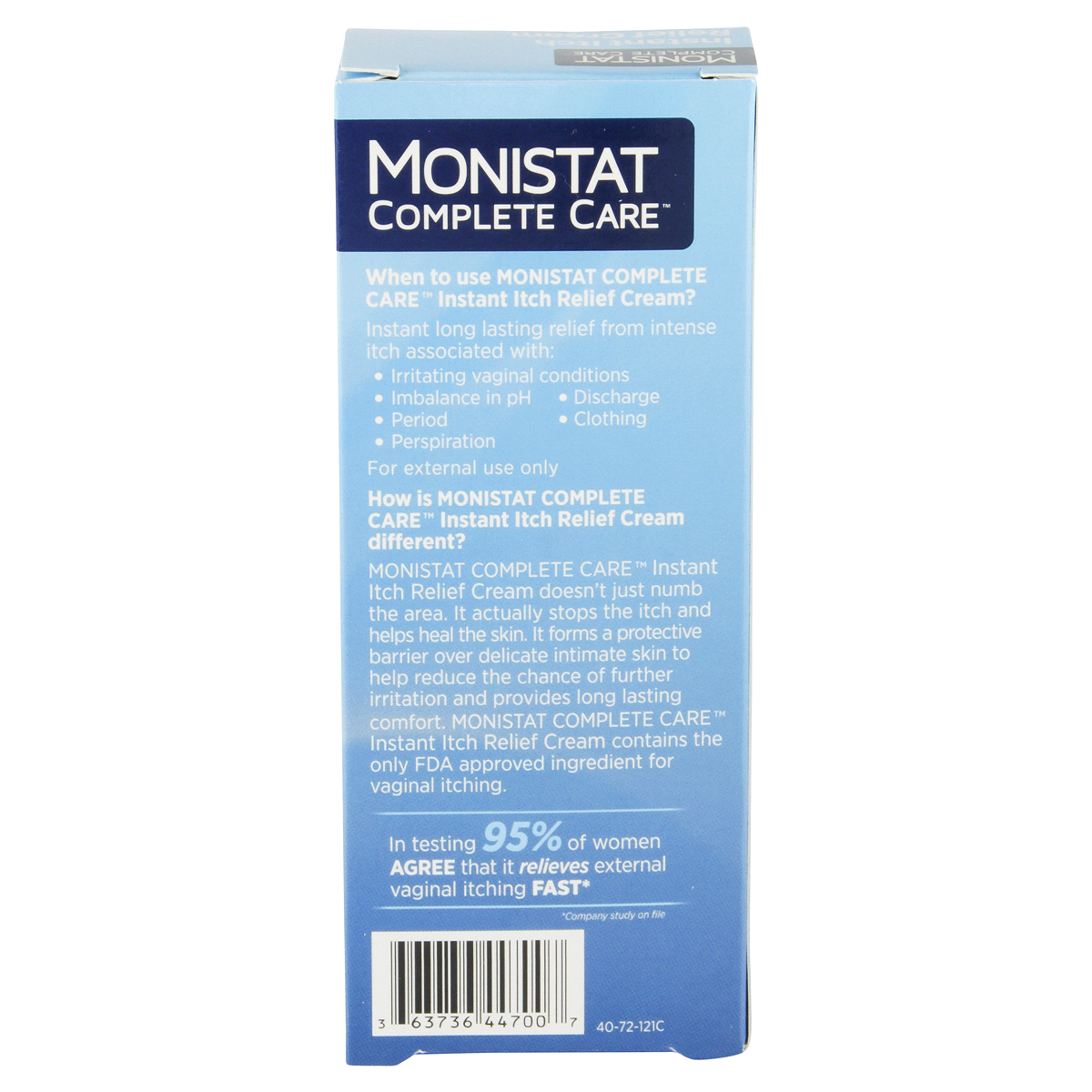 Monistat Instant Itch Relief Cream Maximum Strength 1 oz | Shipt