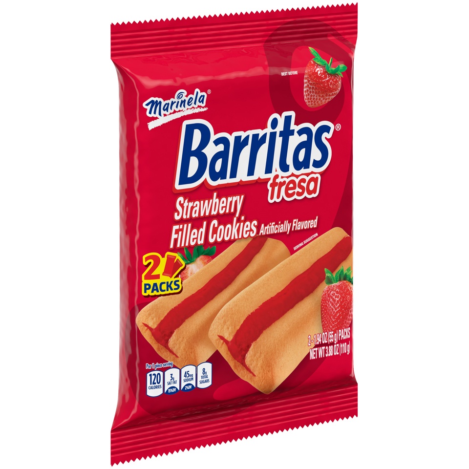 Barritas Fresa Strawberry Filled Cookies 3.74 oz | Shipt