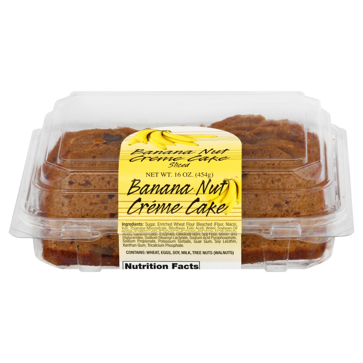 Olson's Baking Co. Creme Cake, Banana Nut, Sliced 16 oz | Shipt