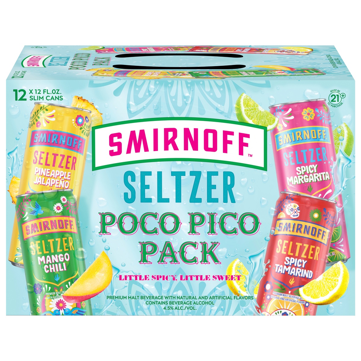 Smirnoff Seltzer Poco Pico Variety Pack 12Pk 12oz Cans 12 ct | Shipt
