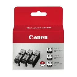 Canon Pgi-220 Black Ink Cartridges (2945B004), Pack Of 3 | Shipt
