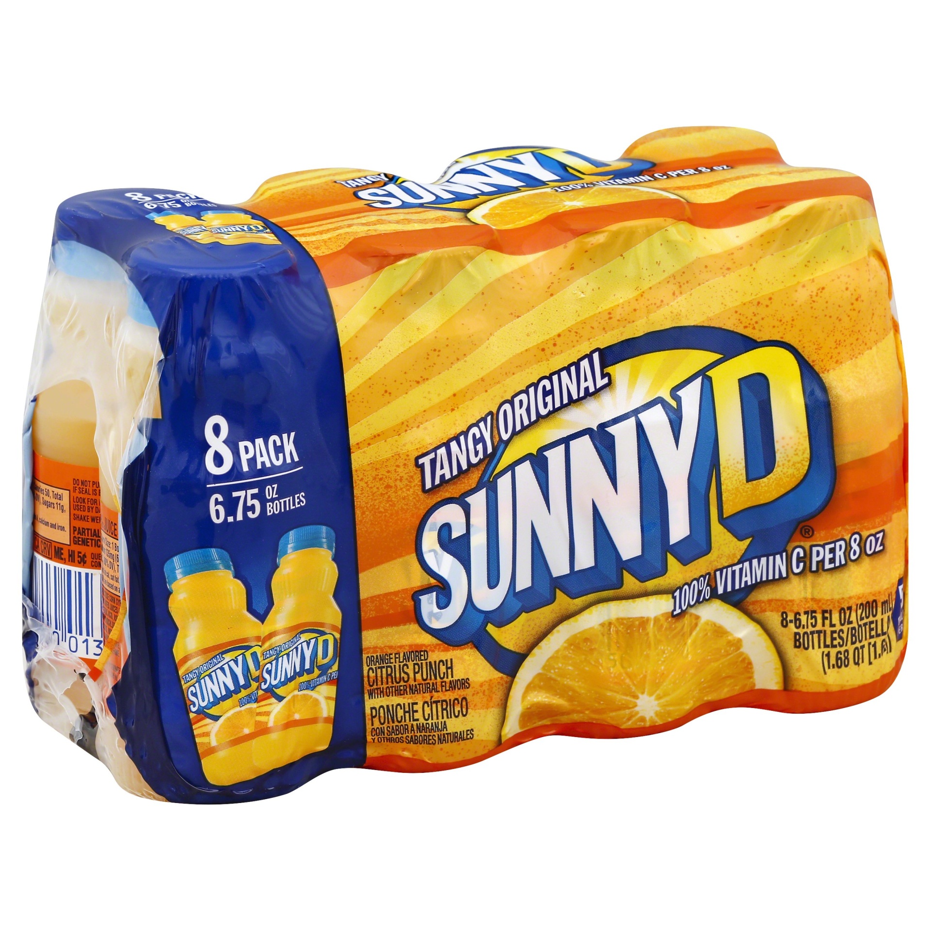 Sunny D Tangy Original Citrus Punch 8 ct; 6.75 fl oz | Shipt
