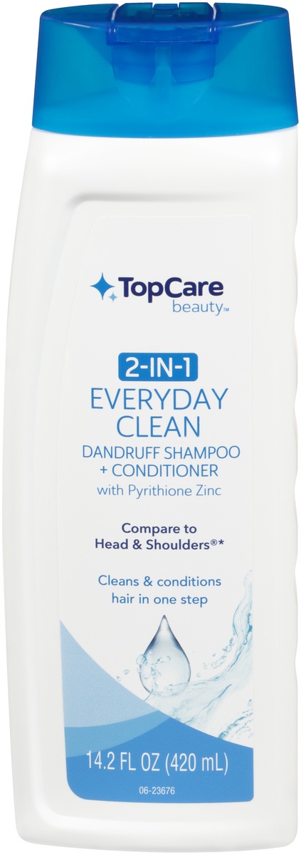 TopCare 2 in 1 Dandruff Shampoo Plus Conditioner Everyday Clean 14.2 oz | Shipt
