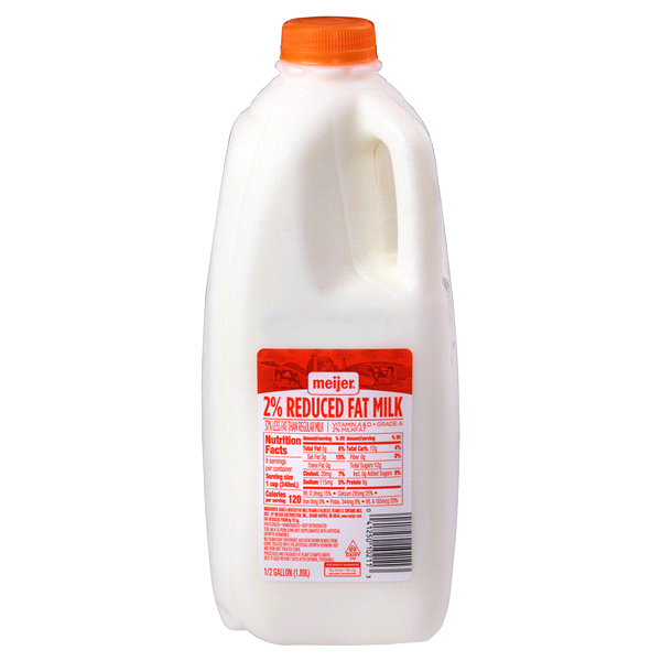 Meijer 2% Reduced Fat Milk, ½ Gallon 1/2 GALLON | Shipt