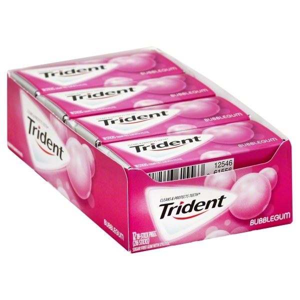 Trident Value Pack Bubblegum 12 ct | Shipt