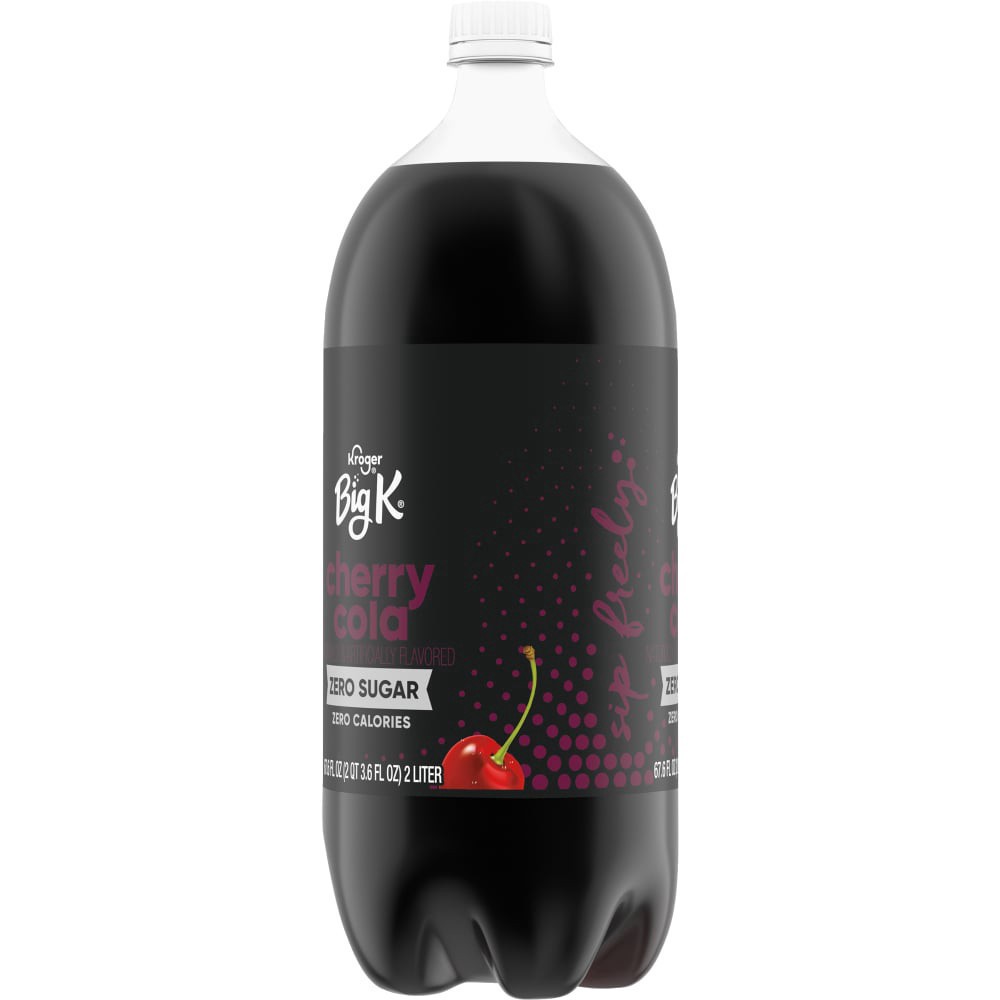 Big K Zero Sugar Cherry Cola Soda 2 liter | Shipt