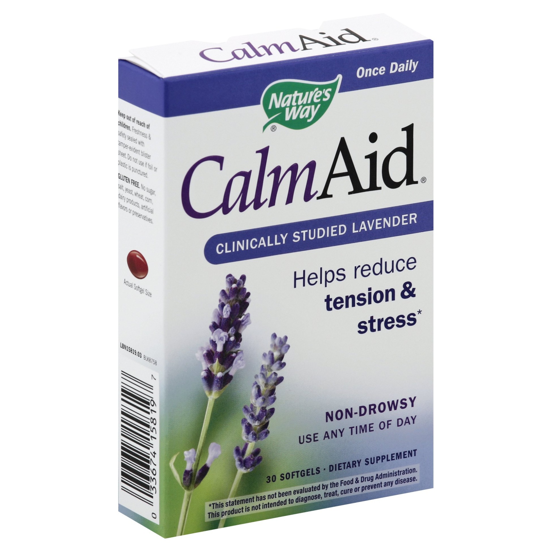Nature's Way Calm Aid Dietary Supplement Softgels 30 ct | Shipt