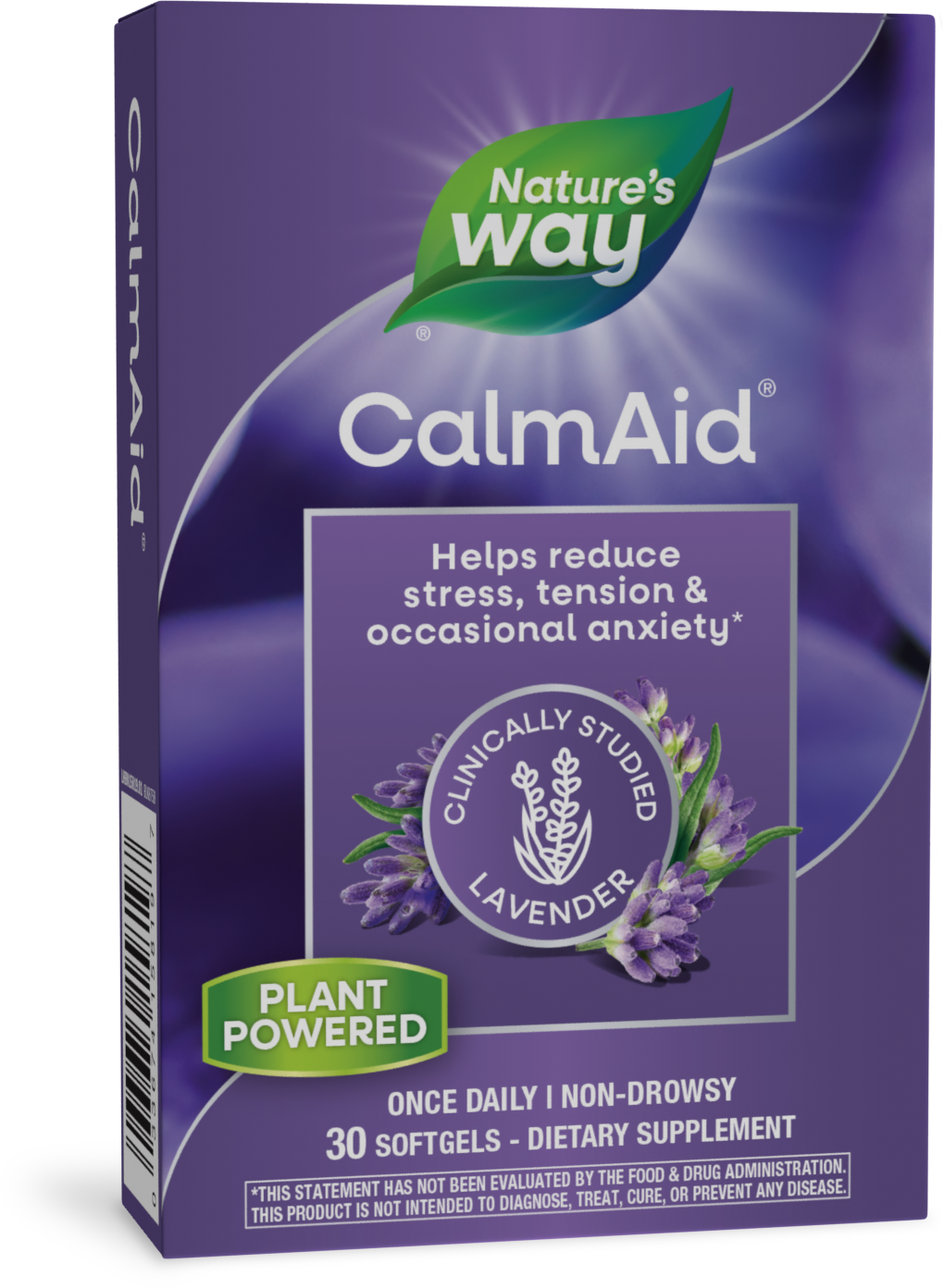 Nature's Way CalmAid, with Silexan Lavender Oil, Helps Reduce Tension ...