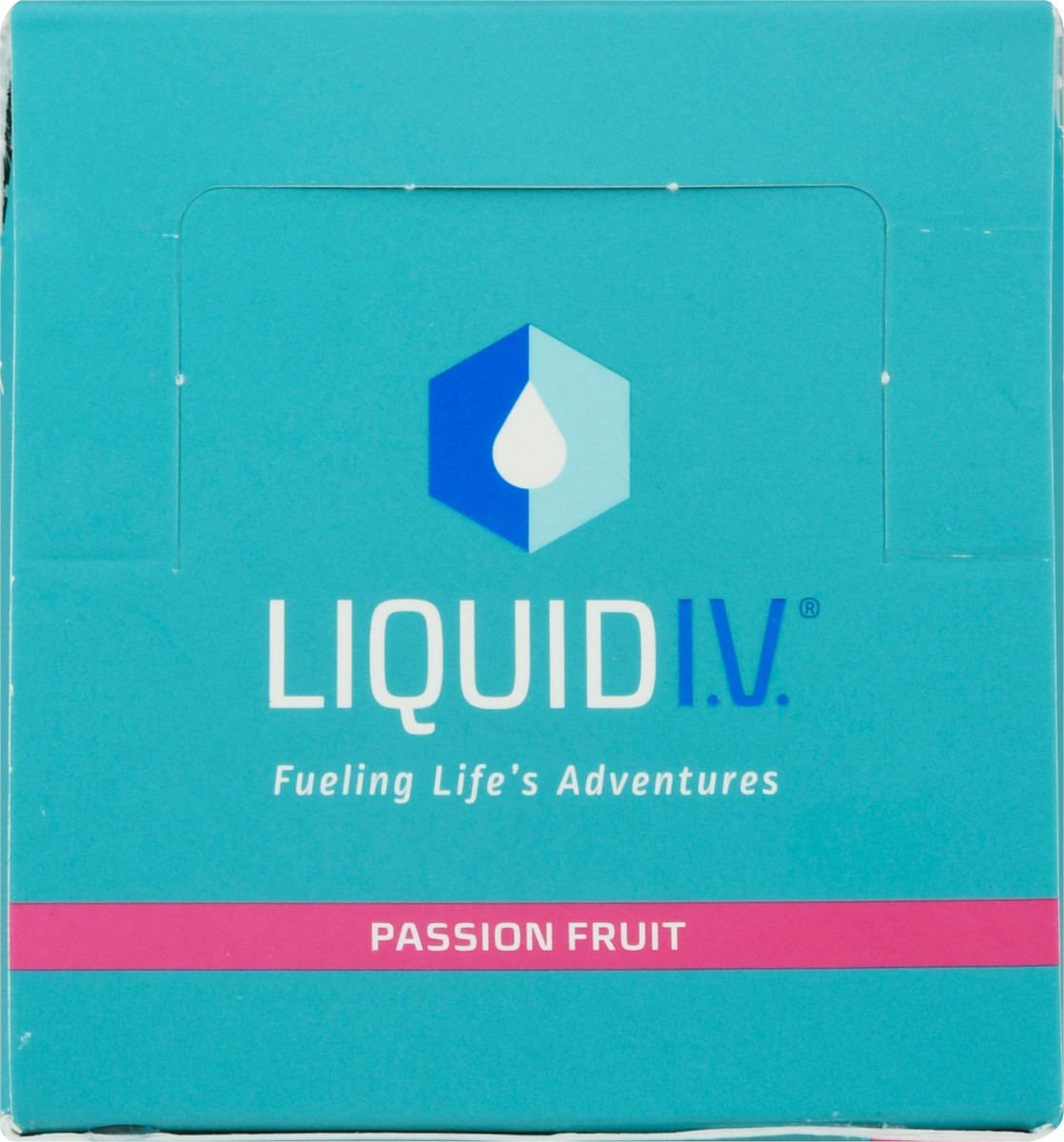 Liquid I.V. Hydration Multiplier Passion Fruit Electrolyte Drink Mix 8 ...