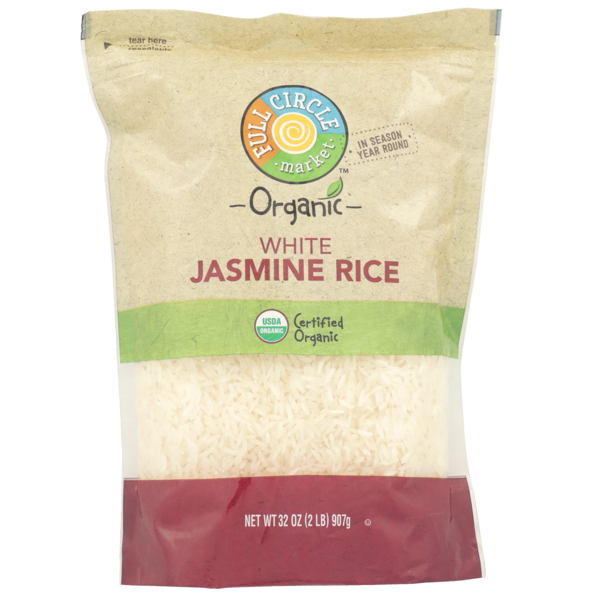 Full Circle Market Organic White Jasmine Rice 32 oz | Shipt