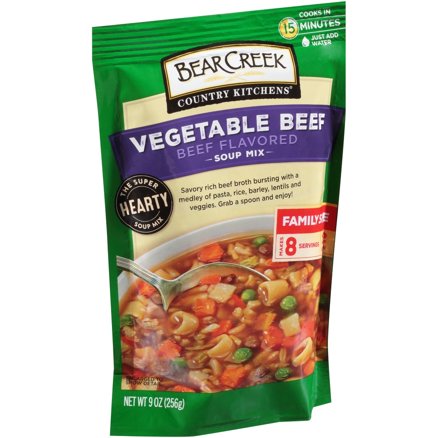 Bear Creek Country Kitchens Vegetable Beef Soup Mix 9 oz | Shipt