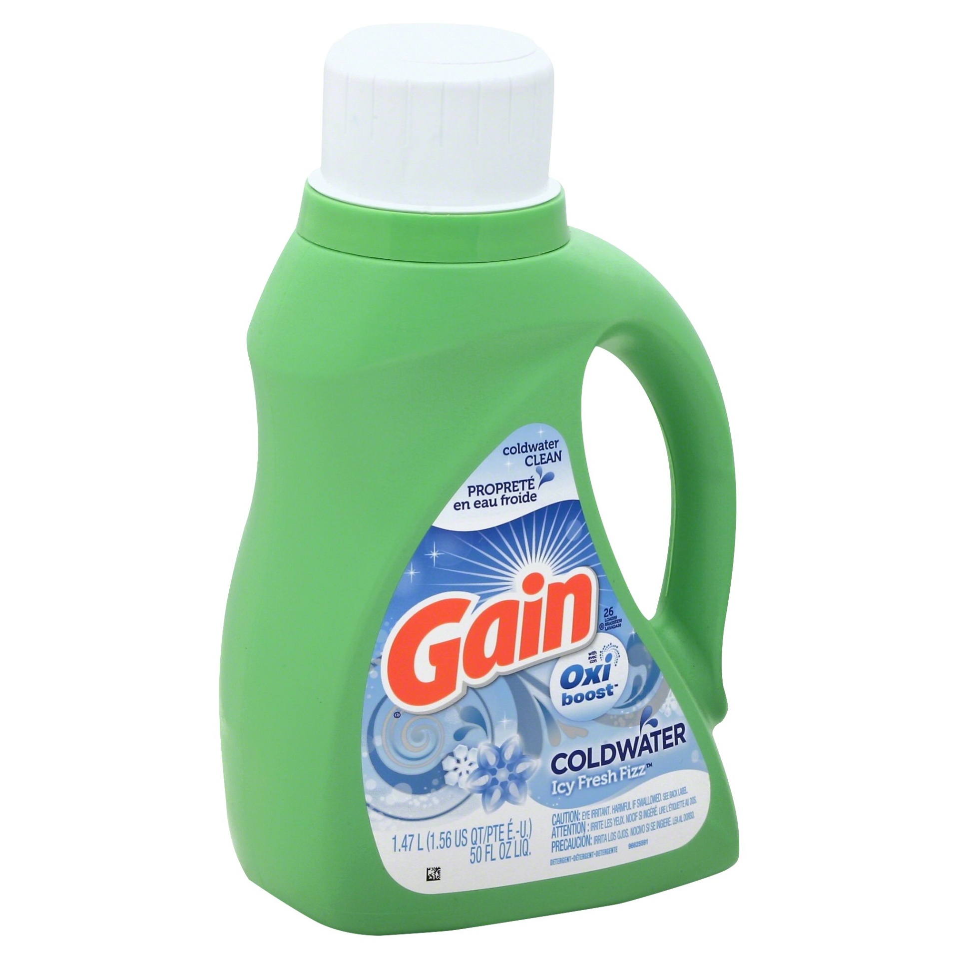 Gain Oxi Icy Fresh Fizz Liquid Detergent 50 fl oz | Shipt