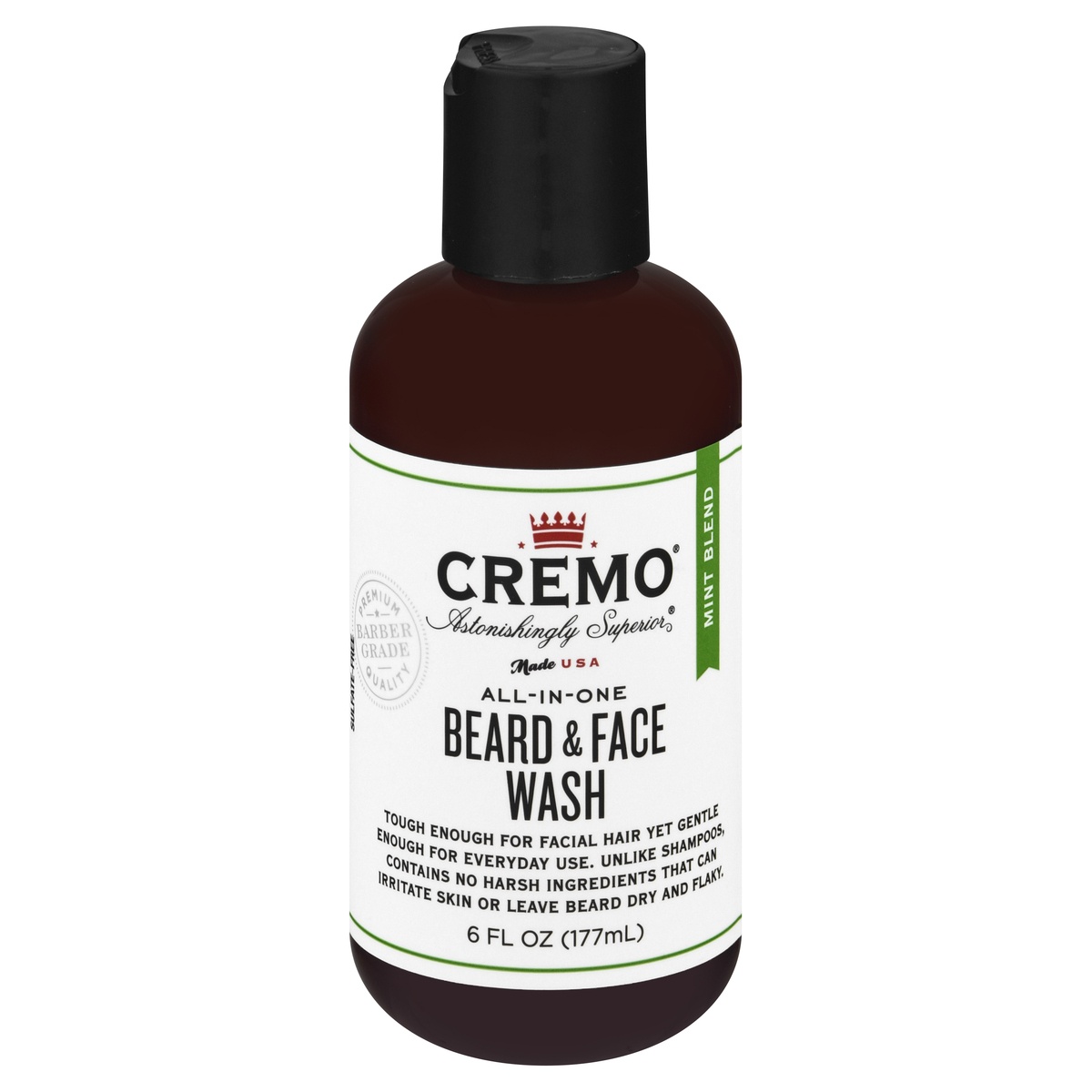 Cremo Beard & Face Wash Mint 1 ct | Shipt
