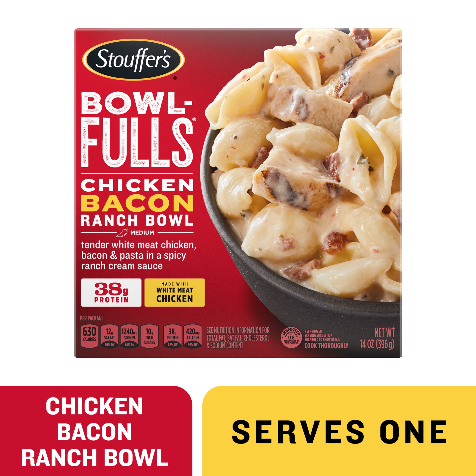 Stouffer's Bowl-Fulls Chicken Bacon Ranch Frozen Meal 14 oz | Shipt