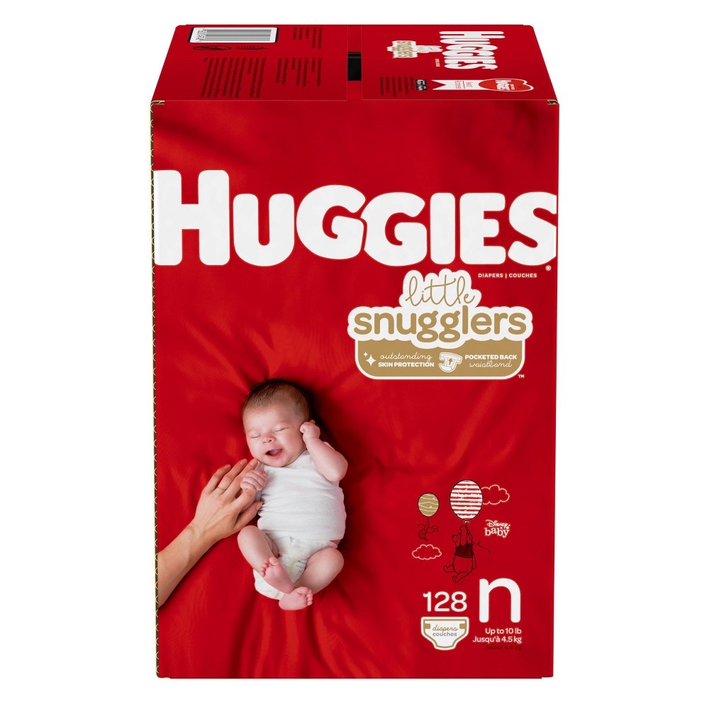 Huggies Little Snugglers Disposable Diapers Giant Pack - Size Newborn 128 ct | Shipt