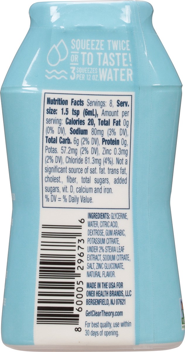 Clear Theory Blue Raspberry Water Enhancer - 1.62 fl oz 1 ct | shipt