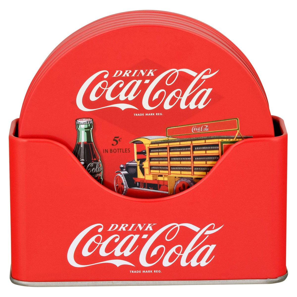 Coca-Cola Tin Box Company Coke Coaster Set 6 ct | Shipt