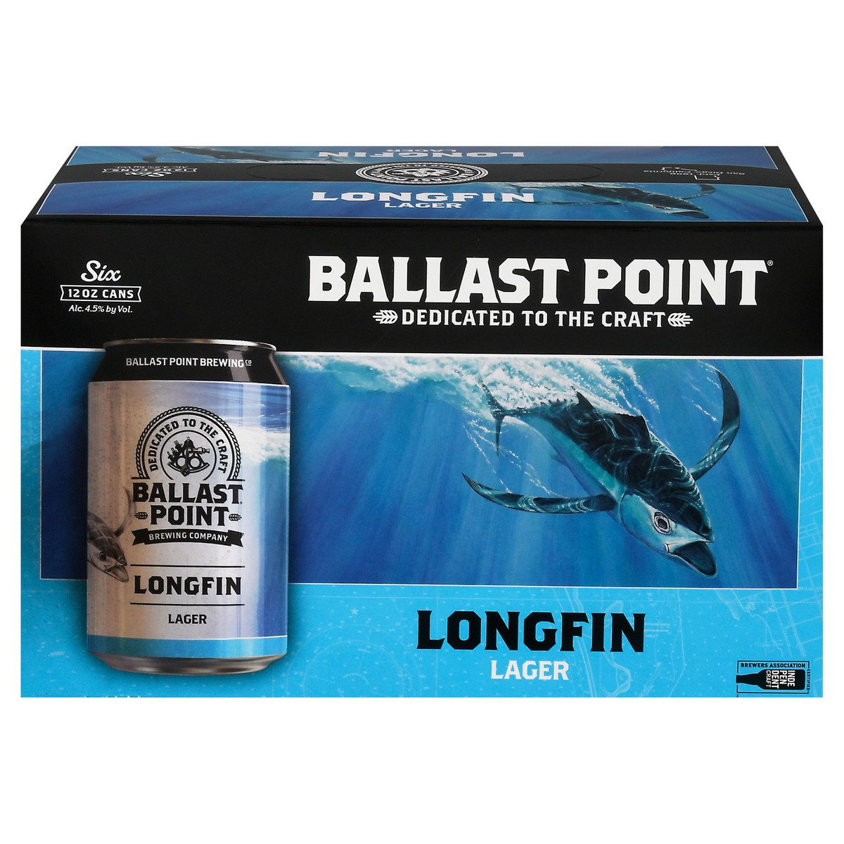 Ballast Point Ballest Point Longfin Lager 6 ct; 12 oz | Shipt