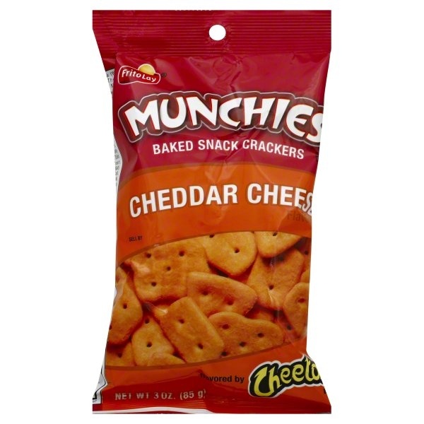 Munchies Cheetos Cheddar Cheese Baked Snack Crackers 3 oz | Shipt