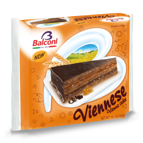 Balconi Torta Viennese Apricot 400 gram | Shipt