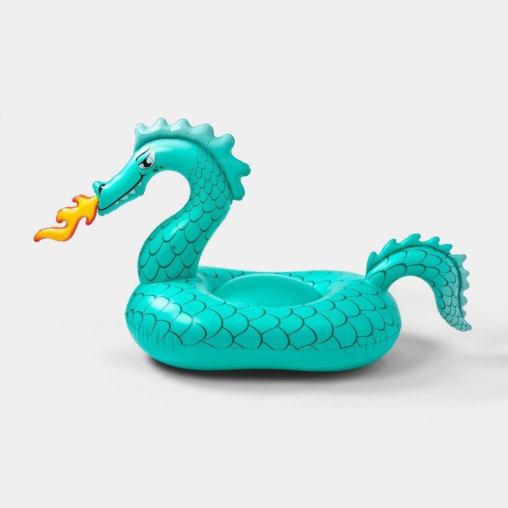 Dragon Pool Float Tropical Green - Sun Squad 1 ct | Shipt