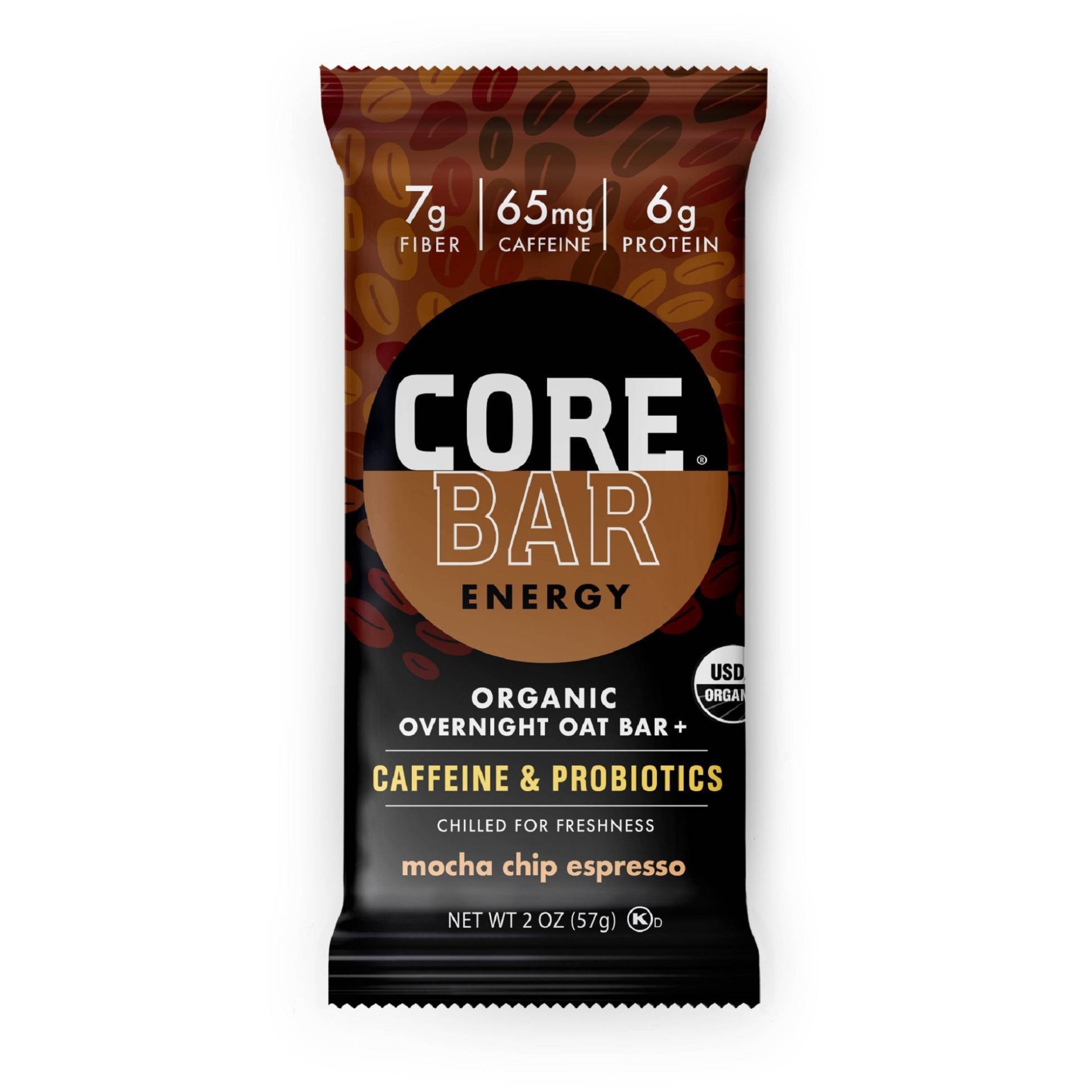 CORE Foods Core Probiotic Oat Energy Bar Mocha Chip Espresso 2 oz | Shipt