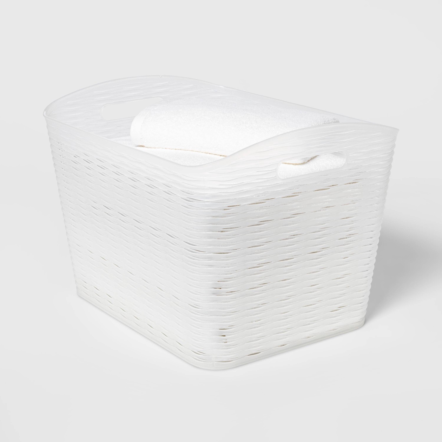 Wave XL Curved Storage Bin Translucent - Brightroom 1 ct | Shipt