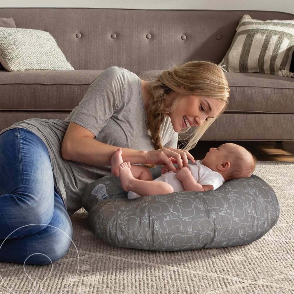 Boppy Original Newborn Lounger - Elephant Picnic 1 ct | shipt
