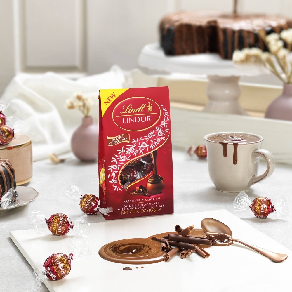 Lindt Lindor Double Chocolate Truffles - 6oz 6 oz | Shipt
