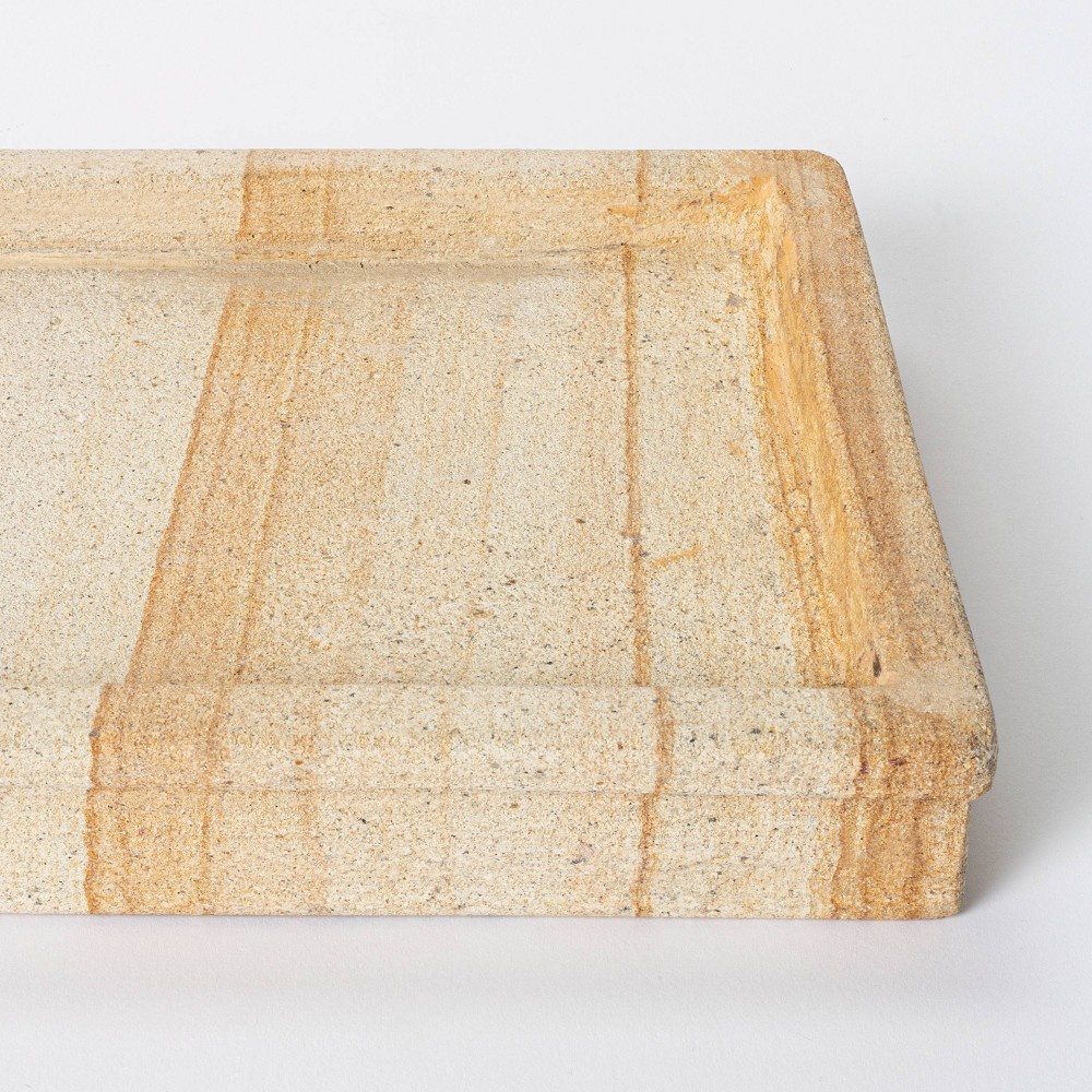 Threshold designed w/Studio McGee 16" Decorative Wood Stone Tray ...