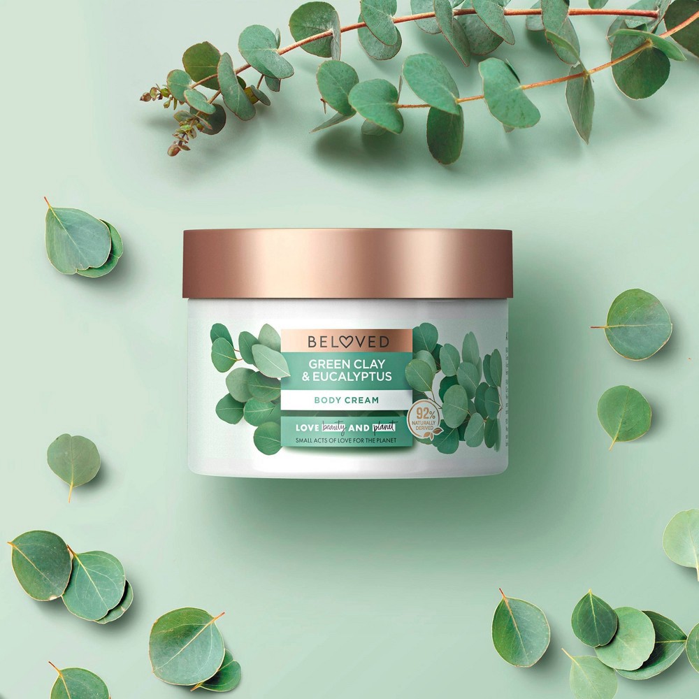 Beloved Green Clay & Eucalyptus Body Cream Lotion - 10oz 10 oz | shipt