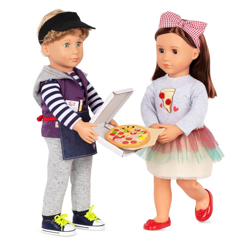 Our Generation Play Food Pizza Set for 18" Dolls - Yummy Pizzeria 1 ct ...