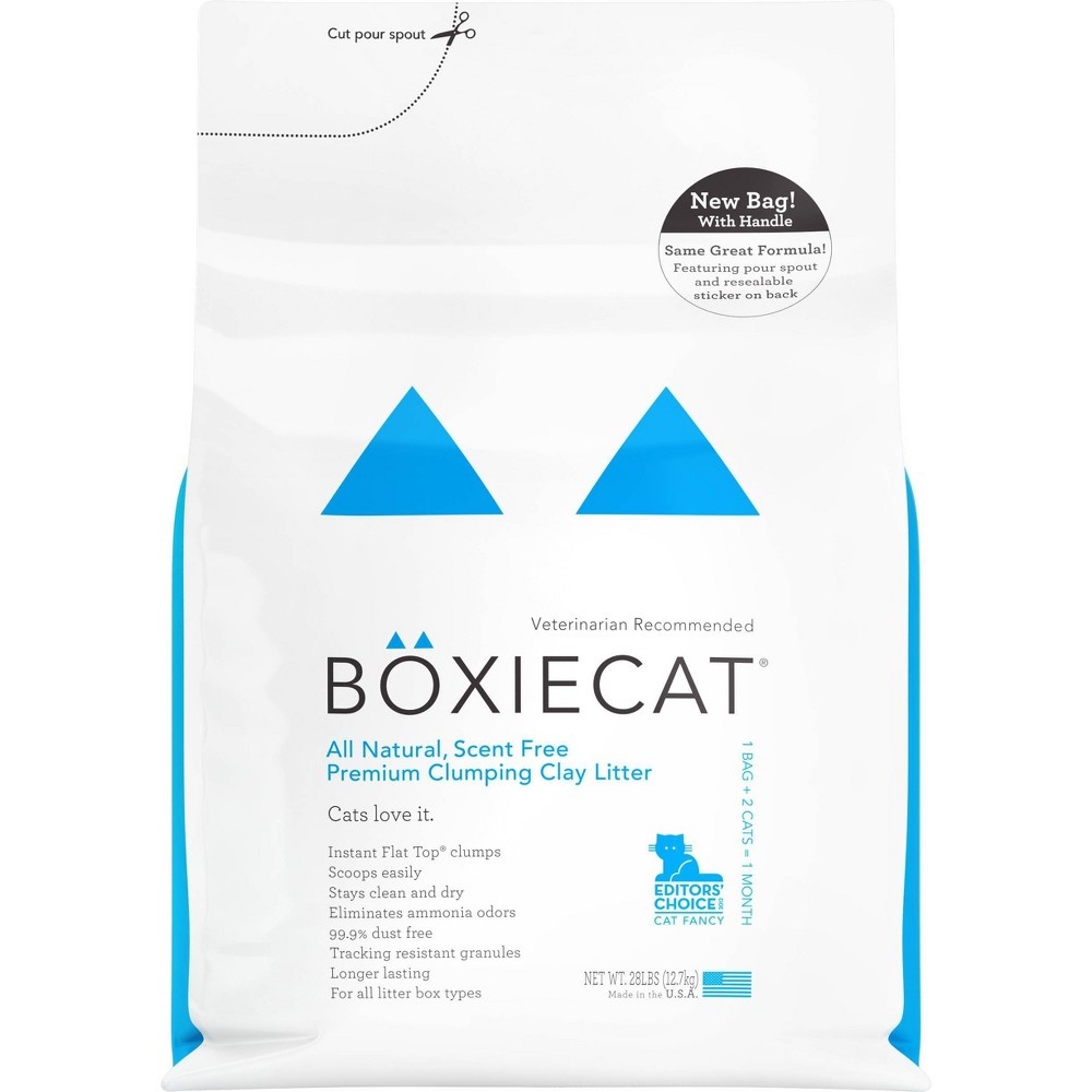 Boxiecat All Natural Scent-Free Premium Clumping Litter 28 lb | shipt