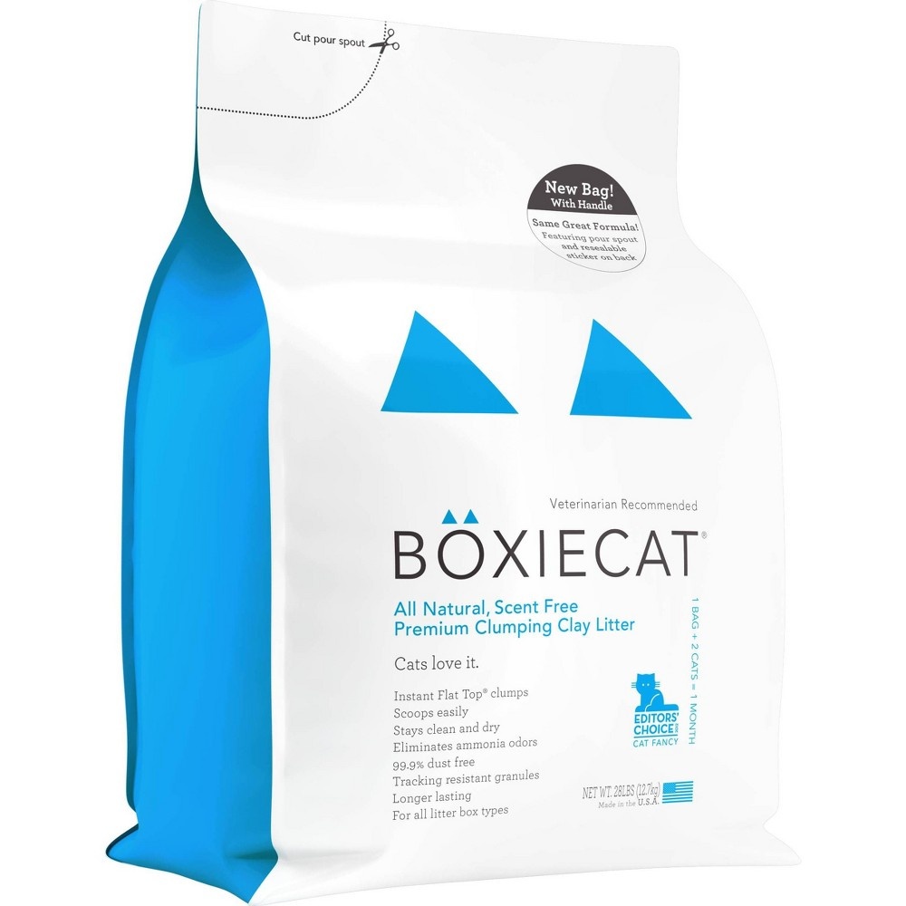 Boxiecat All Natural Scent-Free Premium Clumping Litter 28 lb | shipt