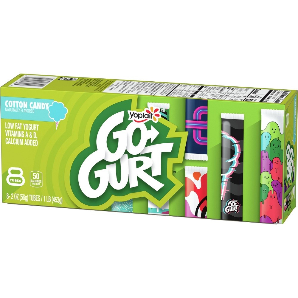 Go-GURT Cotton Candy Kids' Yogurt - 16oz/8ct 8 ct; 16 oz | Shipt