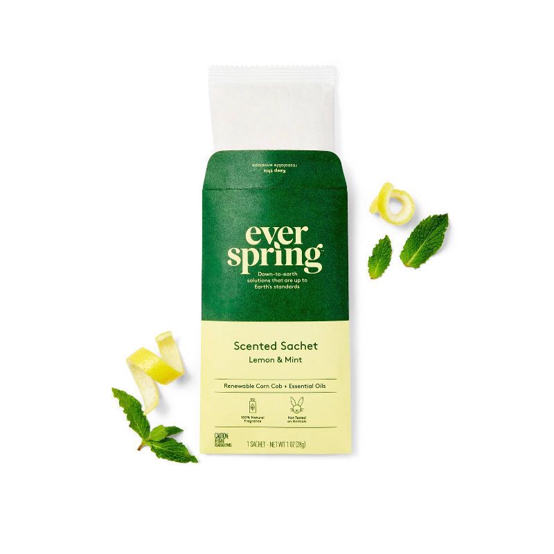 Air Freshener Sachet - Lemon & Mint - Everspring™ 1 ct | Shipt