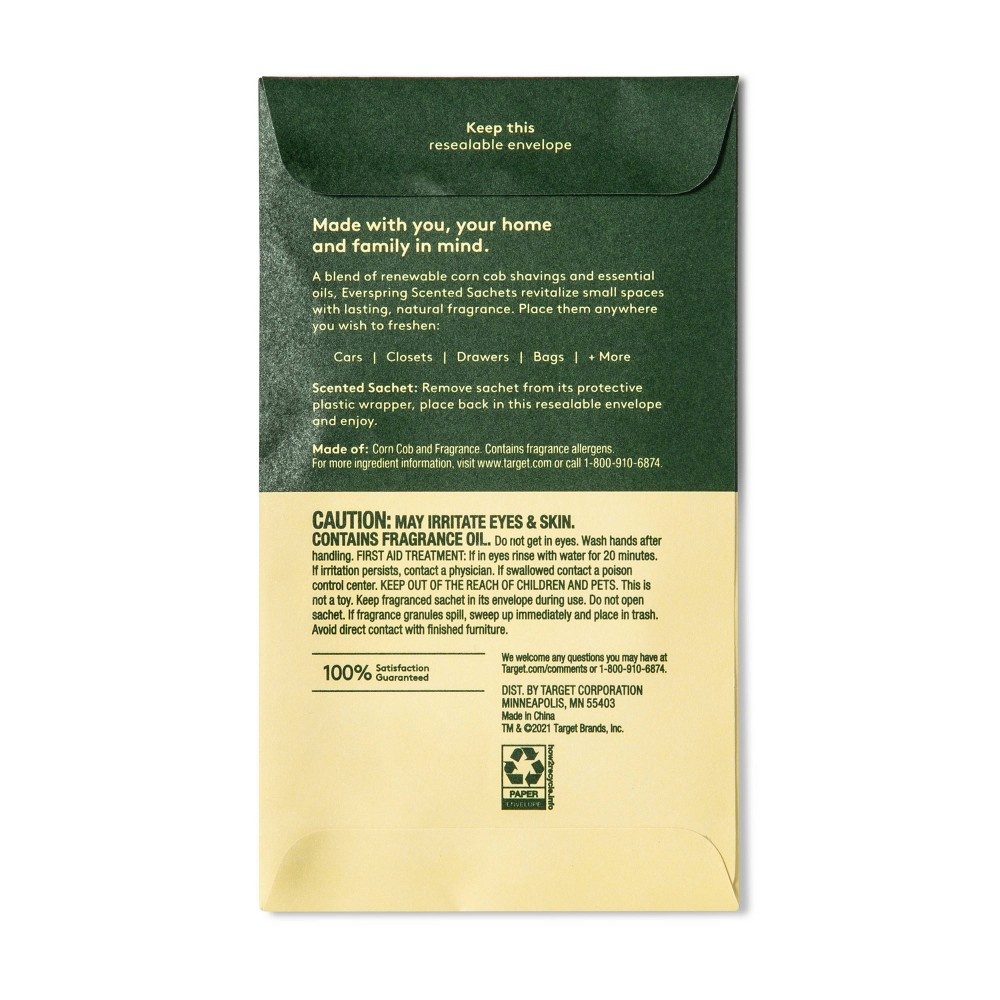 Air Freshener Sachet - Lemon & Mint - Everspring 1 oz | Shipt