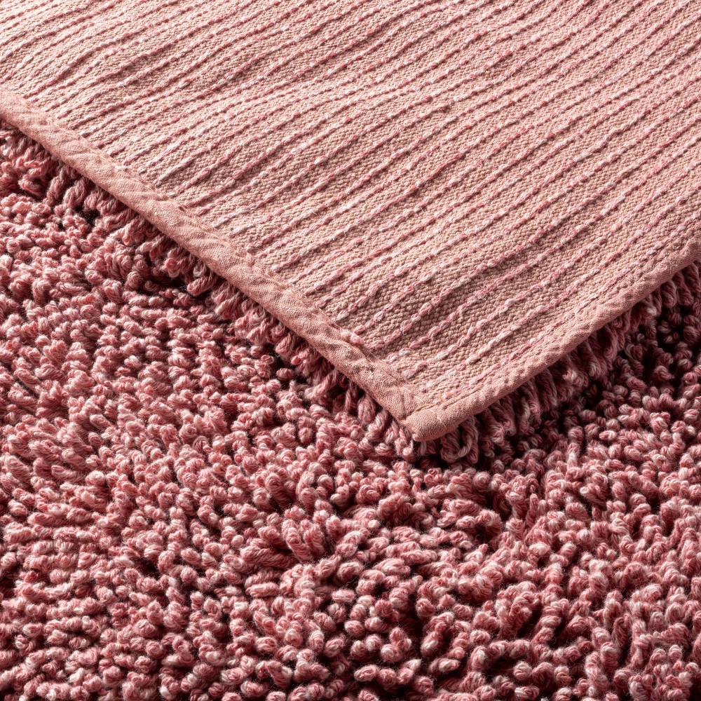 24"x40" Mélange Looped Bath Rug Rose - Casaluna 1 ct | Shipt
