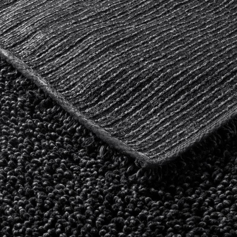 24"x40" Mélange Looped Bath Rug Black - Casaluna 1 ct | Shipt