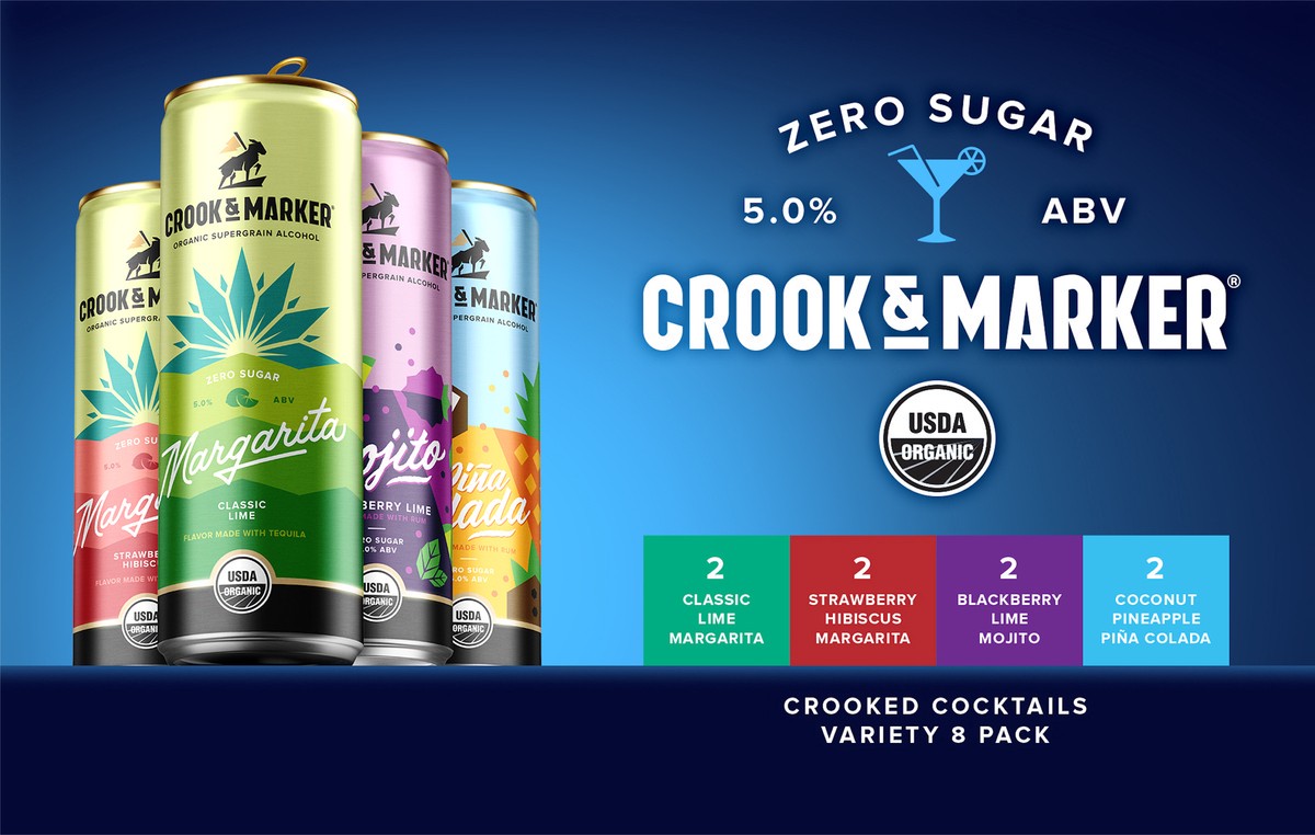 Crook & Marker Variety Pack Cocktails 8Pk Cans 8 ct; 12 oz | Shipt