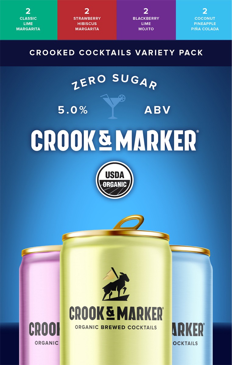 Crook & Marker Variety Pack Cocktails 8Pk Cans 8 ct; 12 oz | Shipt