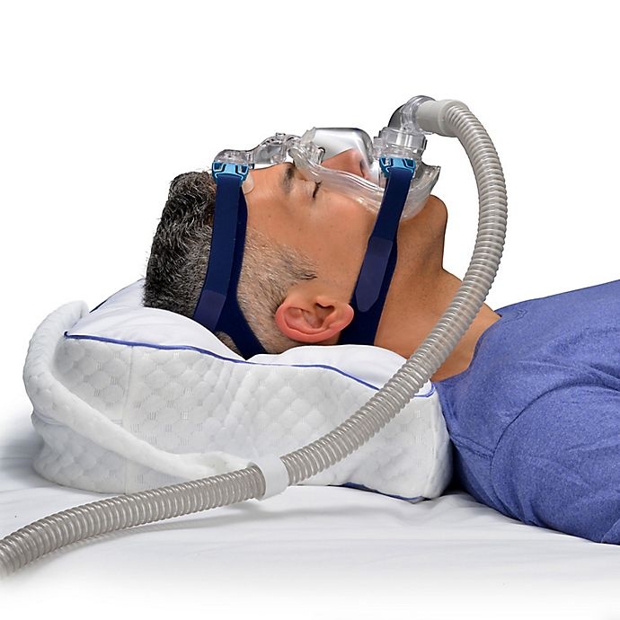 Contour Living CPAP MAX 2.0 Orthopedic Airway Alignment Pillow - White ...