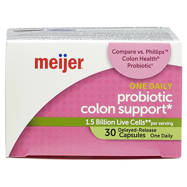 Meijer Probiotic Colon Support Capsules 30 ct | Shipt