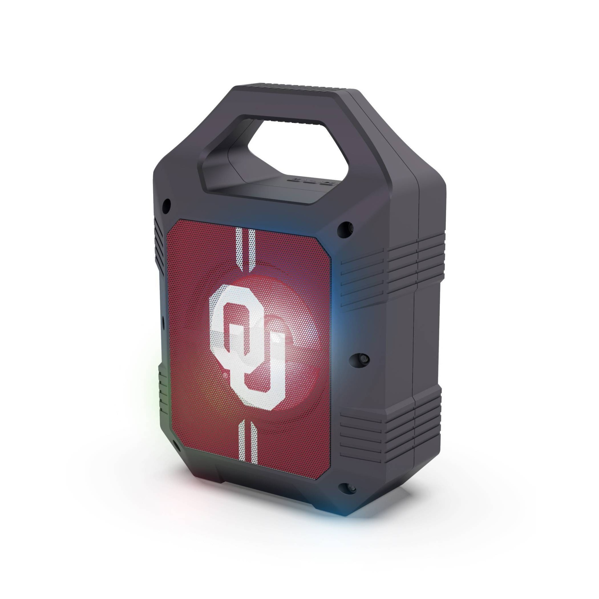 NCAA Oklahoma Sooners Bluetooth Speaker with LED Lights 1 ct | Shipt