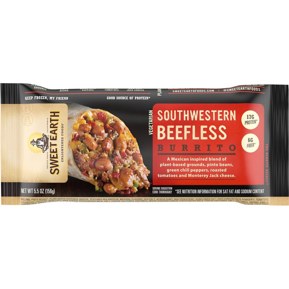 SWEET EARTH NATURAL FOODS Sweet Earth Frozen Southwestern Beefless ...
