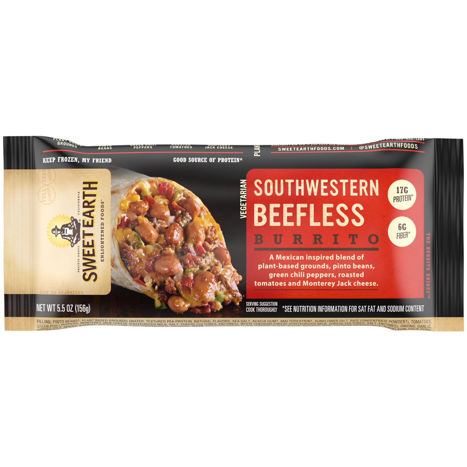 SWEET EARTH NATURAL FOODS Sweet Earth Frozen Southwestern Beefless ...