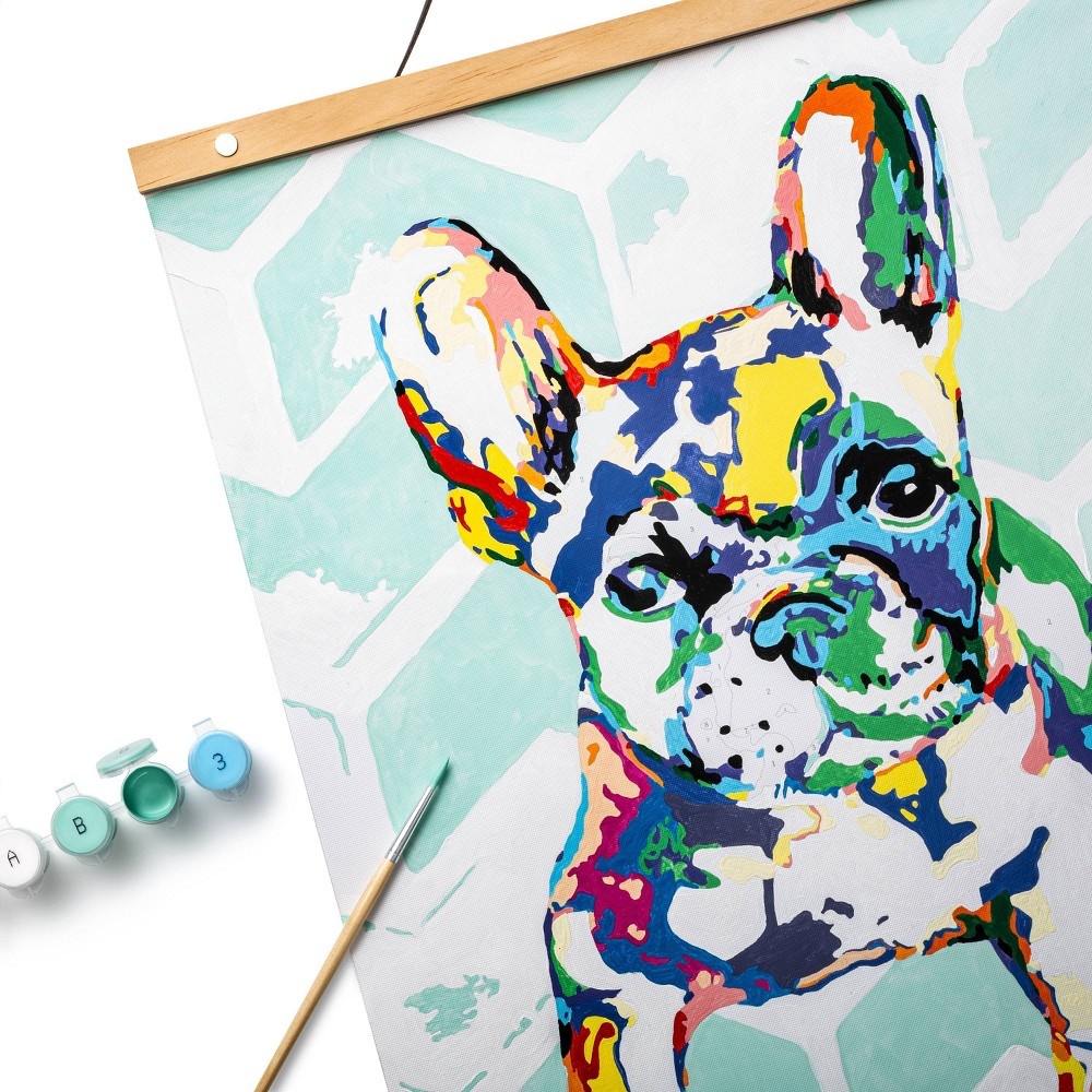 Paint-By-Number Canvas Kit French Bulldog- Mondo Llama 1 ct | Shipt