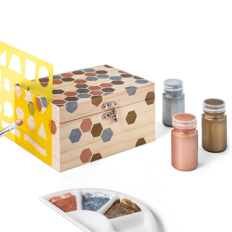 6ct Metallic Brushed Acrylic Paints - Mondo Llama™: Multi-Surface, Non ...